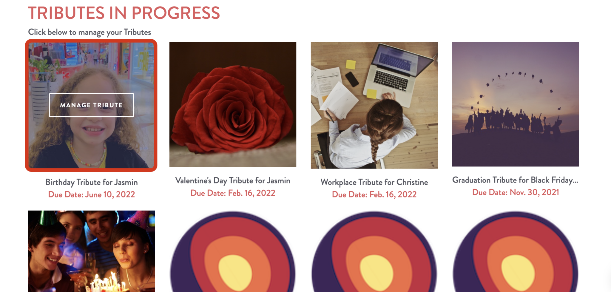 How Can I Edit the Tribute's Information After Starting It? - Tribute ...